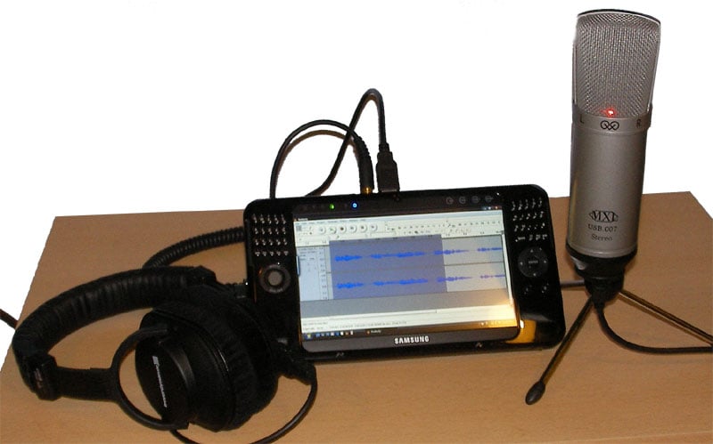 The Samsung Q1 Ultra as a Professional Sound Studio