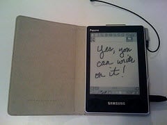 New e-ink device from Samsung