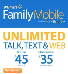 Walmart Adds Unlimited Data To Their Family Mobile Plan
