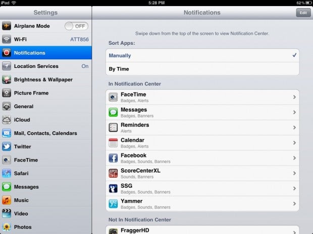 How to Turn Off iPad Notifications