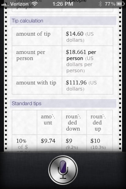 How to Calculate and Split Tips with Siri