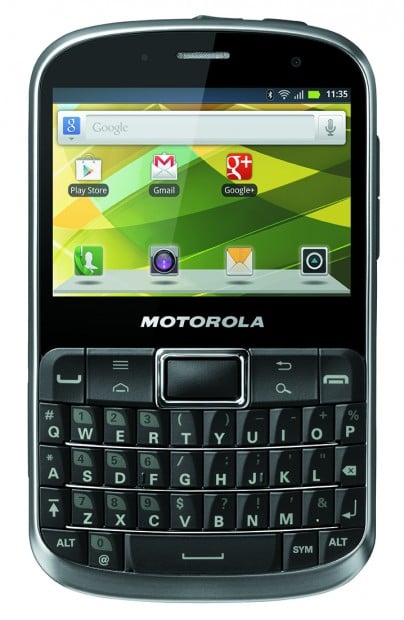 Motorola Defy Pro Is A Rugged BlackBerry-Like Android Phone