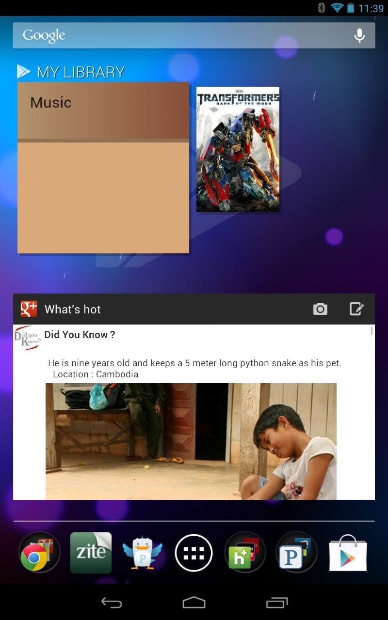 Top Nexus 7 Apps & Widgets