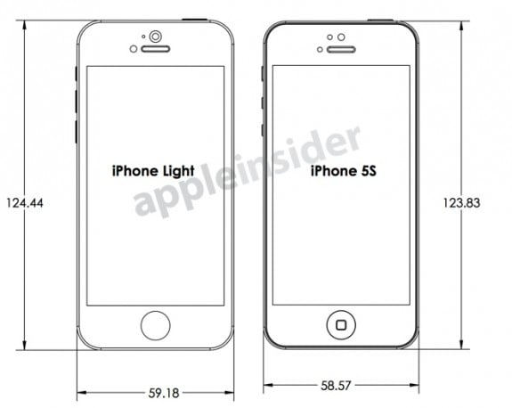 iPhone 5S Blueprints Show What Case Makers Think Apple is Planning