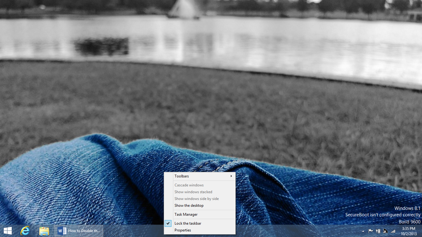 How to Turn Off the Start Screen in Windows 8.1