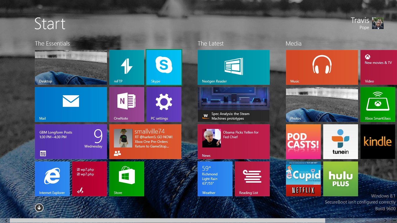 How To Resize Live Tiles In Windows 81