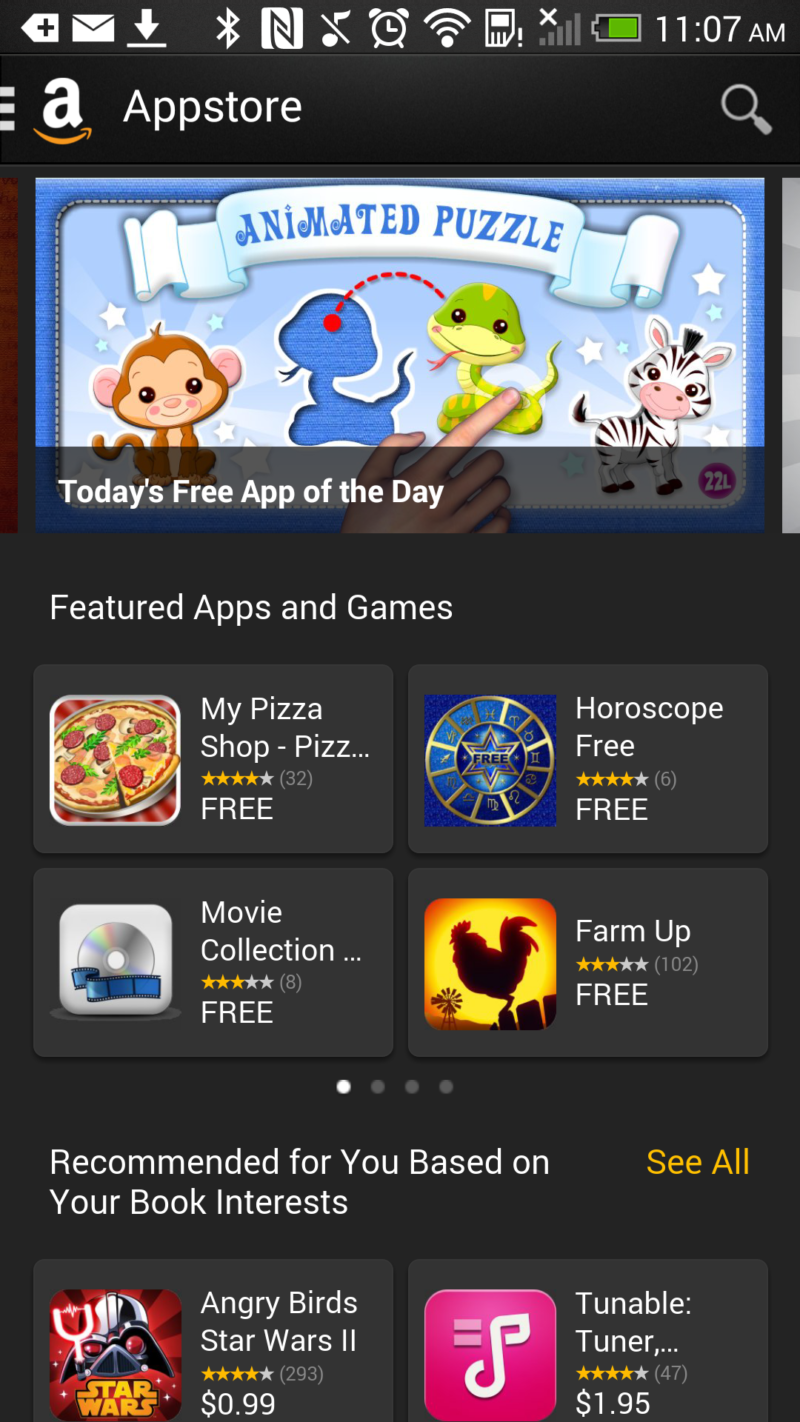 Amazon Refreshes Amazon App Store for Android