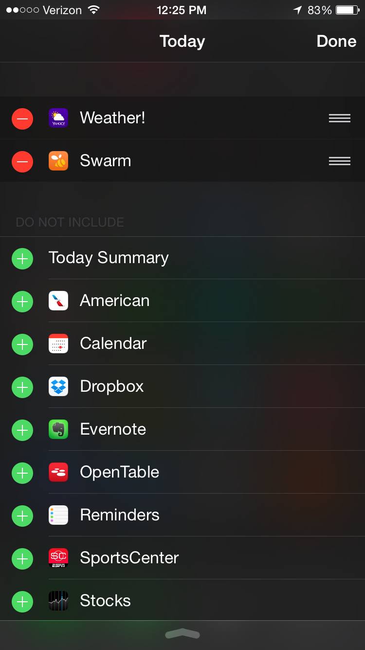 How to Customize Notification Center in iOS 8