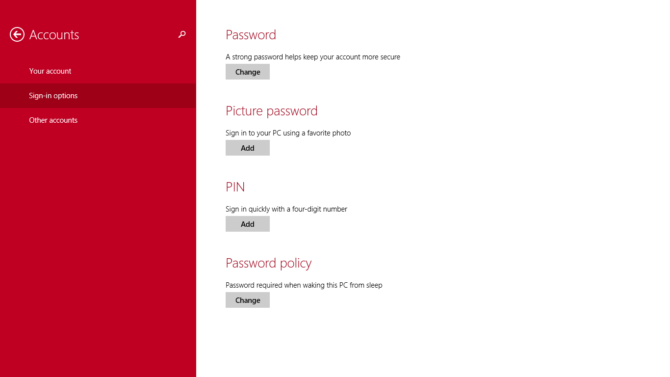 How to Change Your Password in Windows 8.1