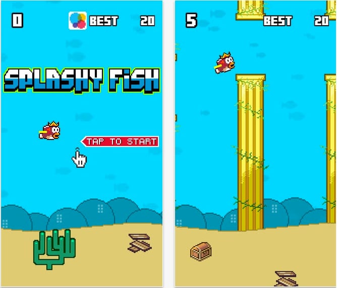 Splashy Fish, City Bird Fill Flappy Bird Hole Complete with Cheats