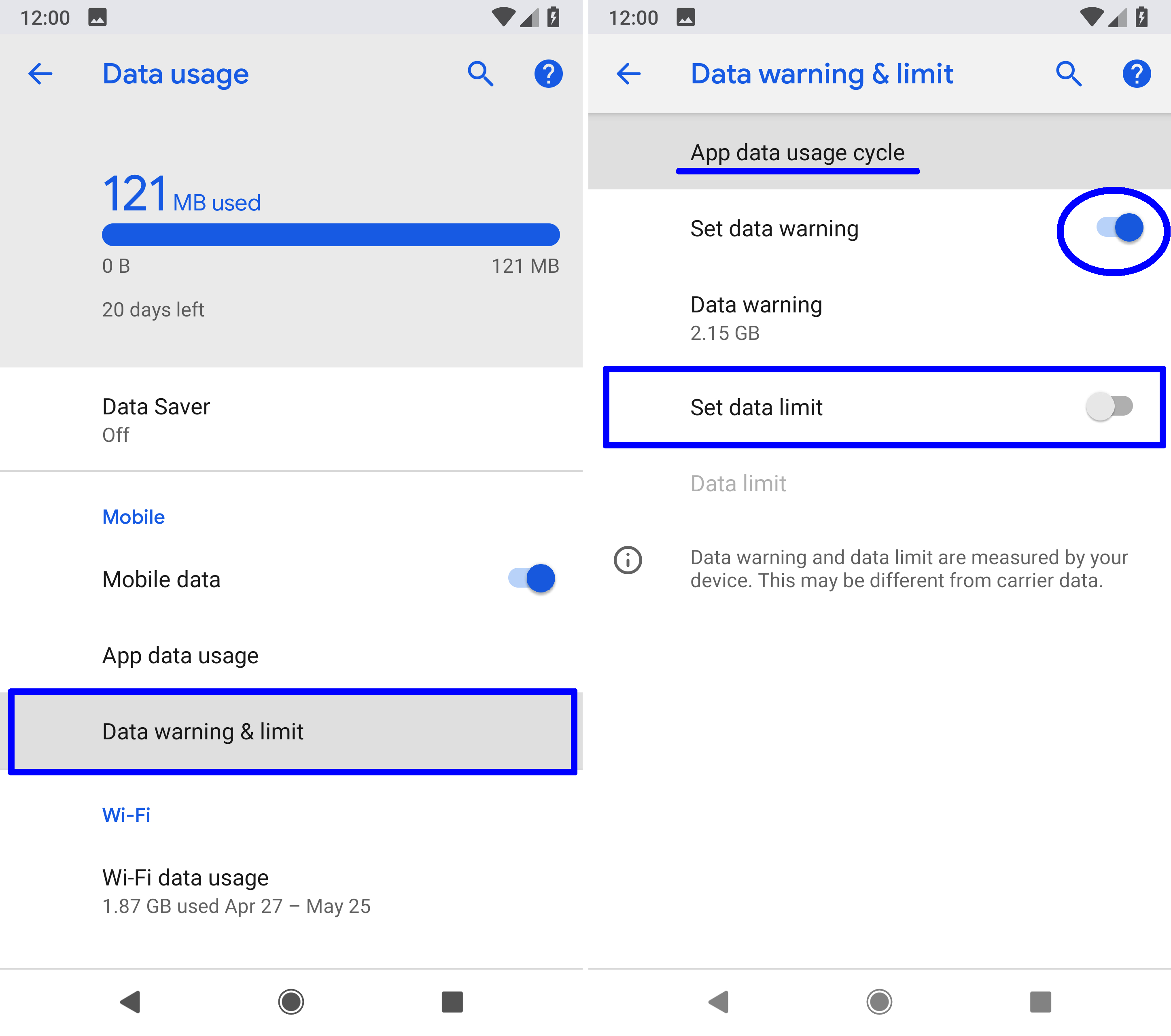 How To Check Data Usage On Android 7272