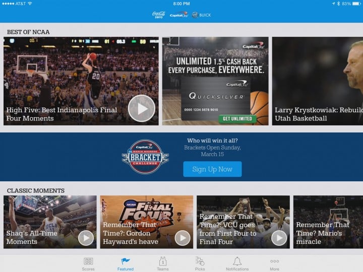 How to Watch March Madness Live on iPad & Follow Your Team