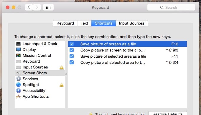 How to Customize Keyboard Shortcuts in OS X