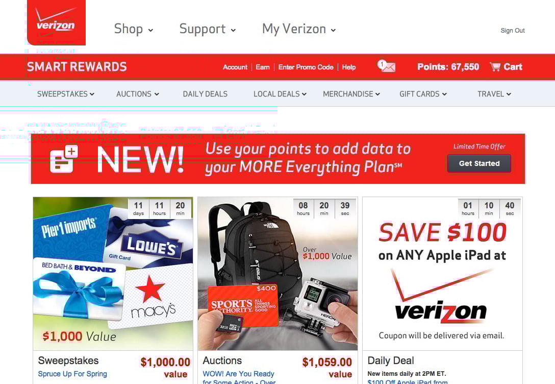 How to Get Free Data Added to Your Verizon Plan