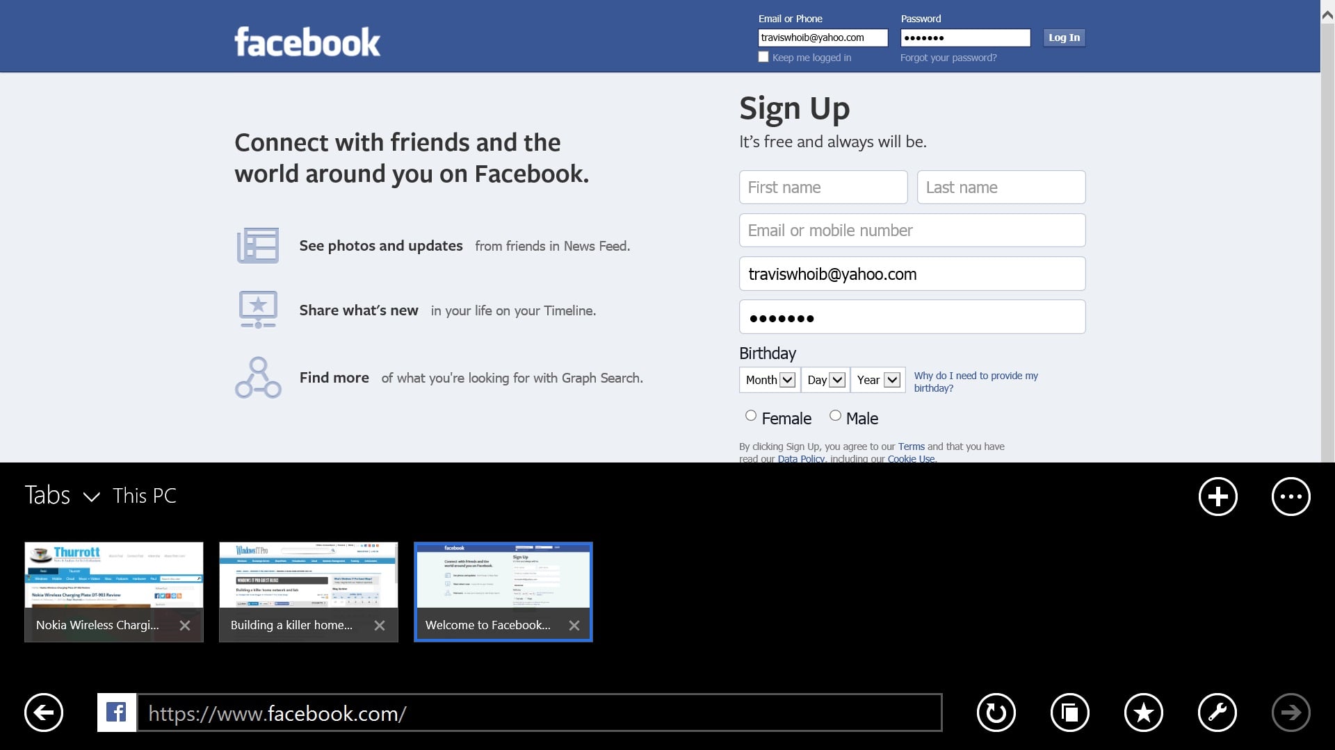 How to Use Facebook on Windows 8.1