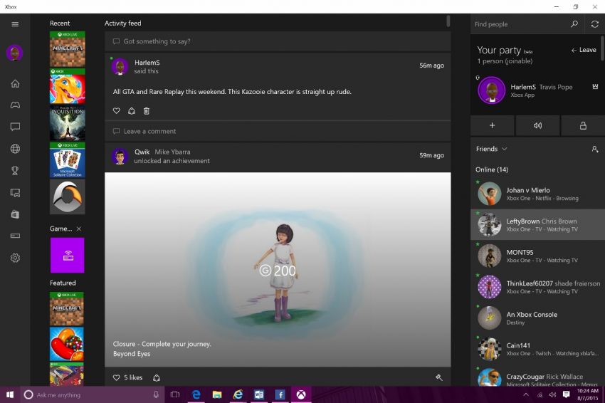 How to Use Xbox on Windows 10