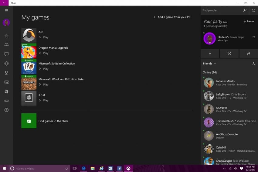 How to Use Xbox on Windows 10