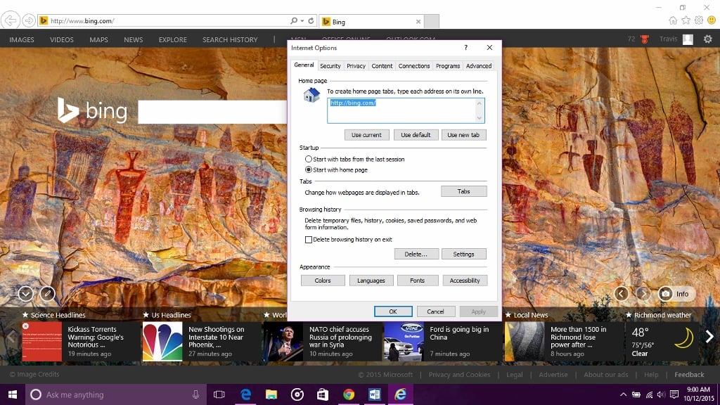 How to Delete Windows 10 Browser History
