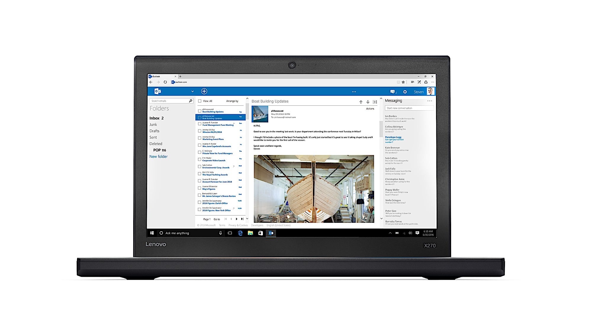 Lenovo Thinkpad X270: Touch Screen + 20 Hour Battery Life