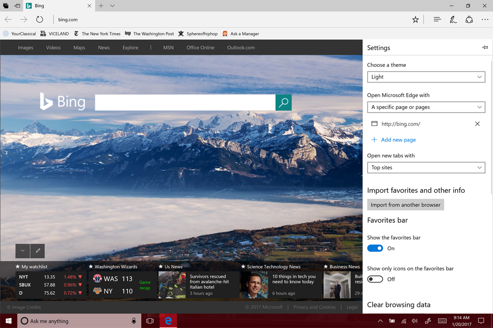 How to Set a Homepage in Microsoft Edge