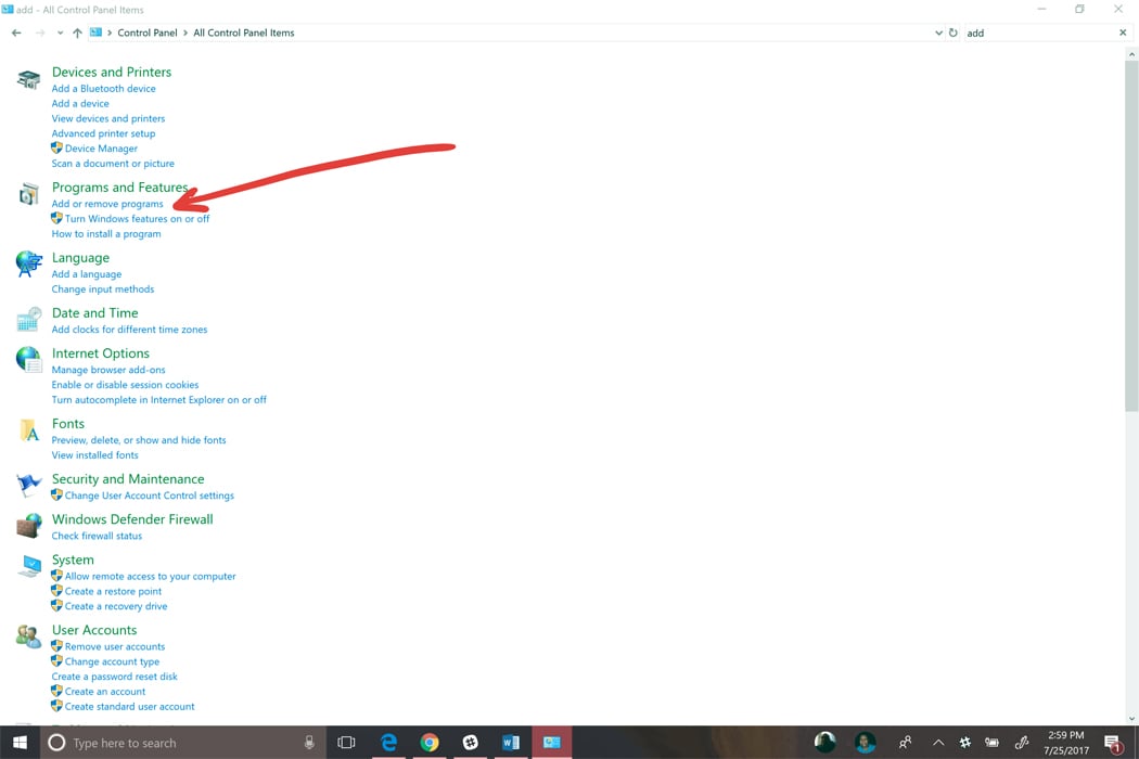 How to Remove Programs in Windows 10