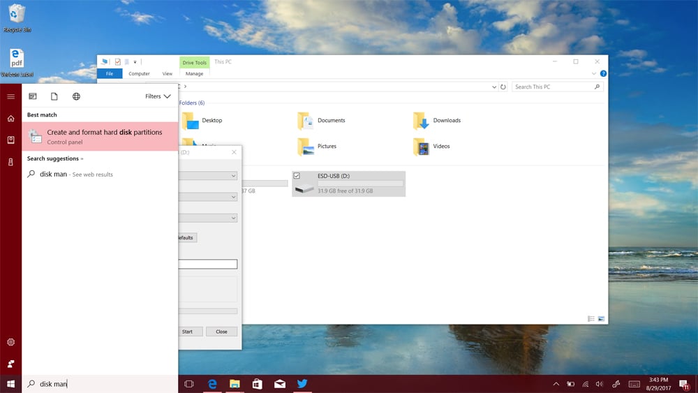 How to Clean and Format Storage in Windows 10