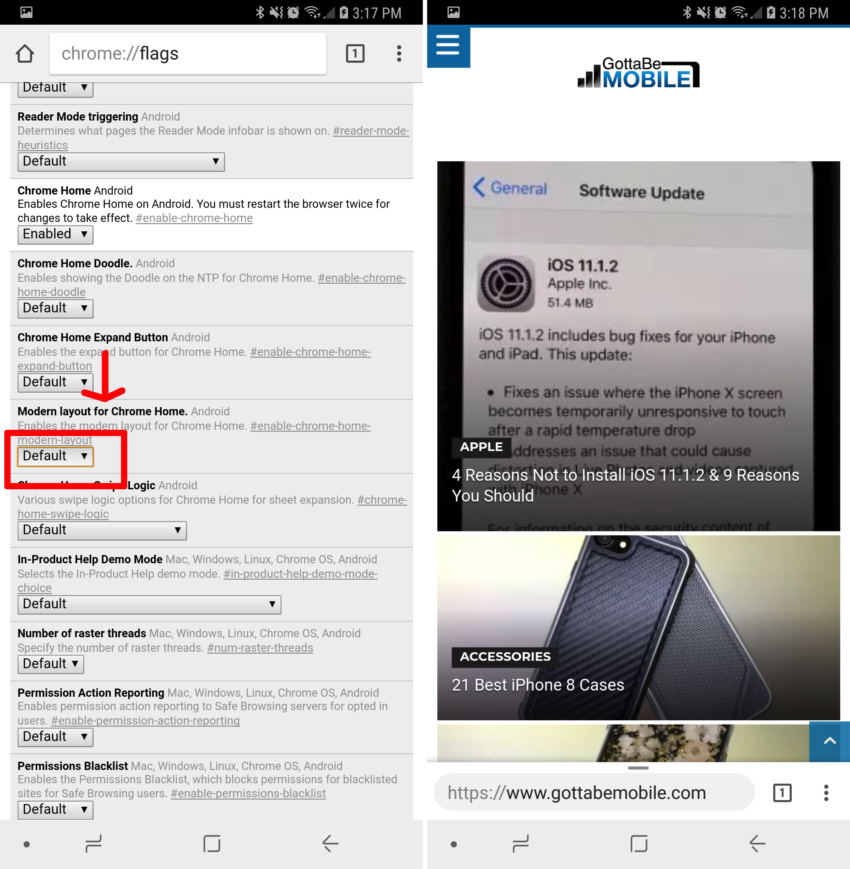 How To Move Chromes Address Bar To The Bottom Of Your Android Screen
