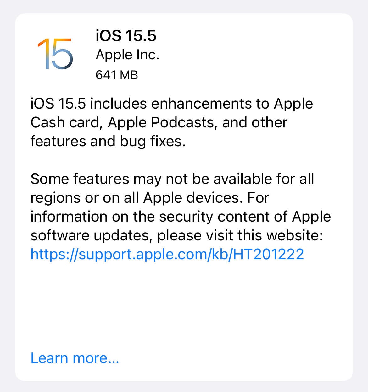 5 Things to Know About the iOS 15.5 Update