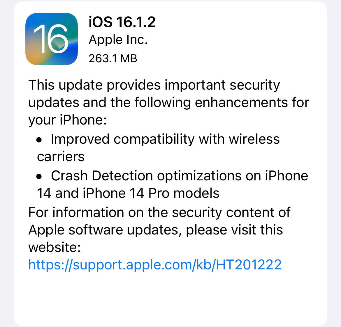 5 Things to Know About the iOS 16.1.2 Update