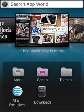 Screenshot Reveals Possible UI Overhaul of BlackBerry World App Store