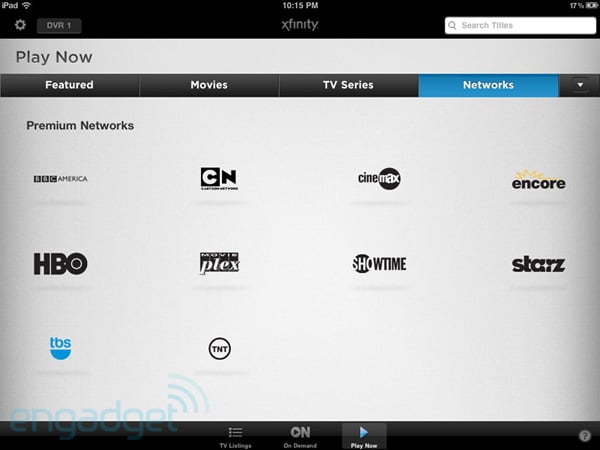 Comcast Allows You to Stream Video on Demand with iPad Xfinity App