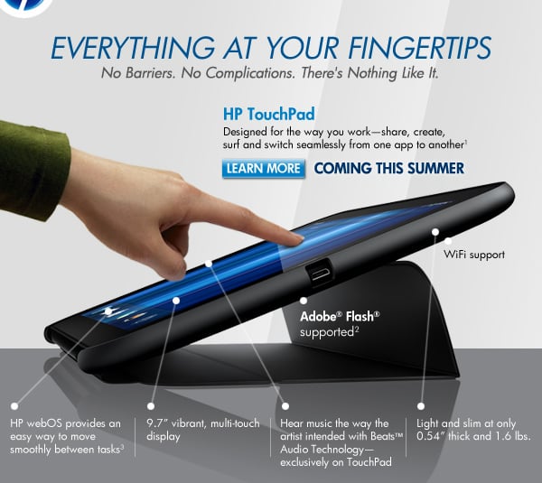 HP TouchPad Cover Bears Resemblance to Apple's iPad 2 Smart Covers?