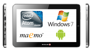 Evolve III Tablet Aims for Windows 7, Android, Maemo Triple Play