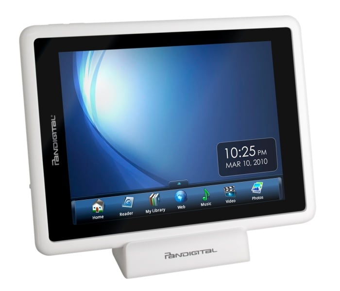 Pandigital Novel eReader has color touchscreen and Barnes & Noble access