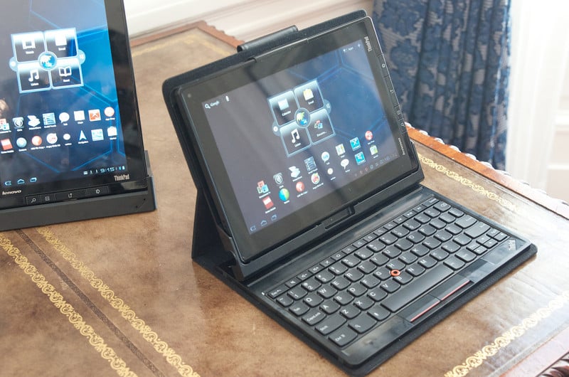 ThinkPad Tablet Hands On Video: Android, Handwriting Recognition & Keyboard