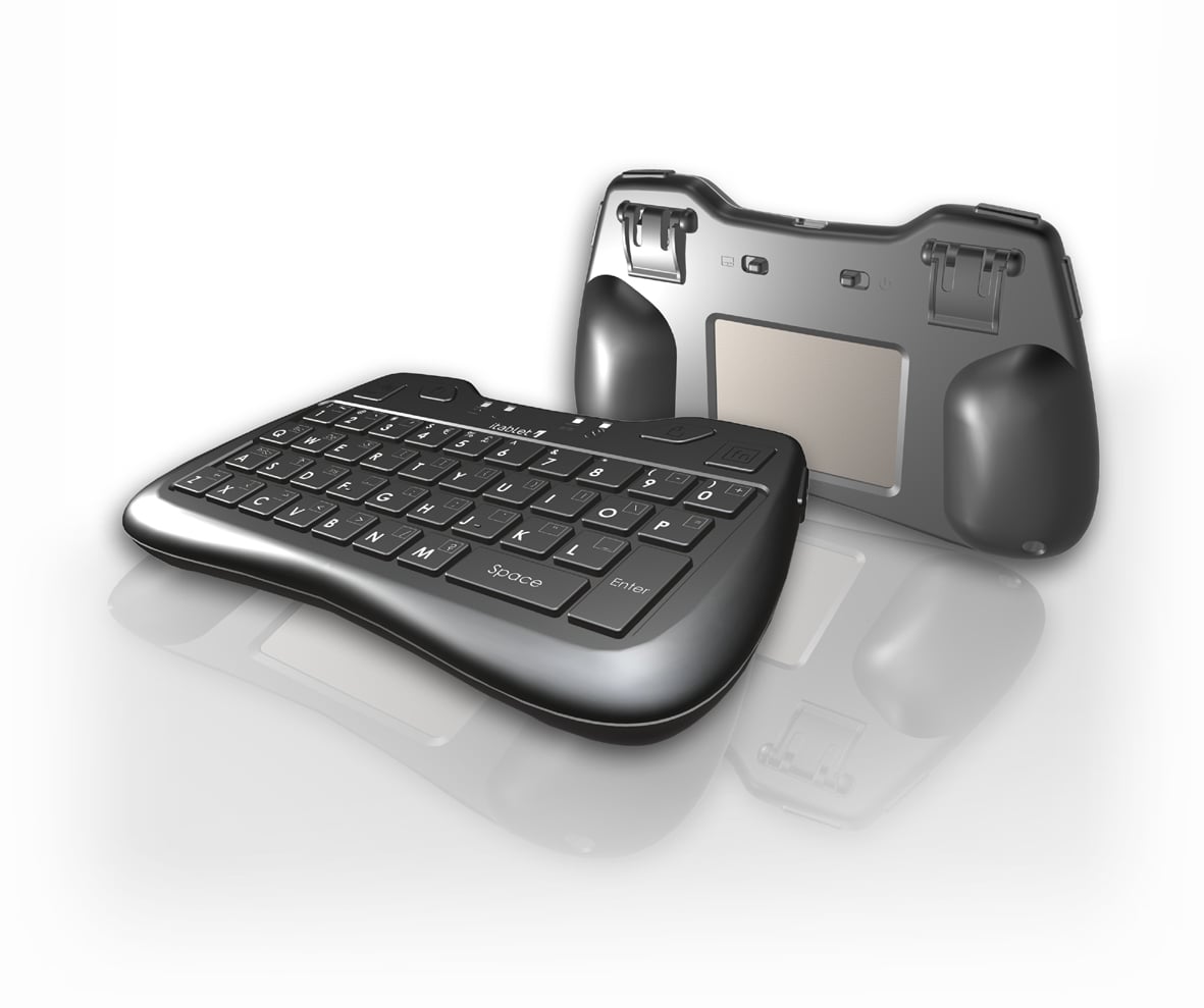 iTablet Thumb Keyboard Comes with Rear Touchpad