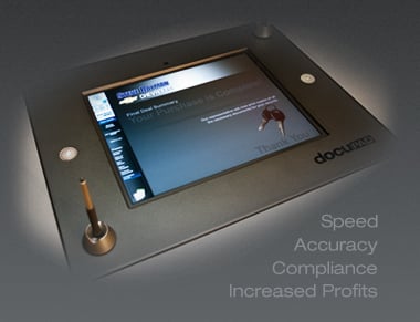 Sign on the digital line with docuPAD