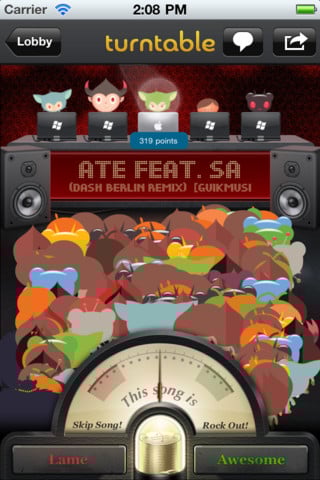 Turntable.fm for iPhone Now Available in the App Store